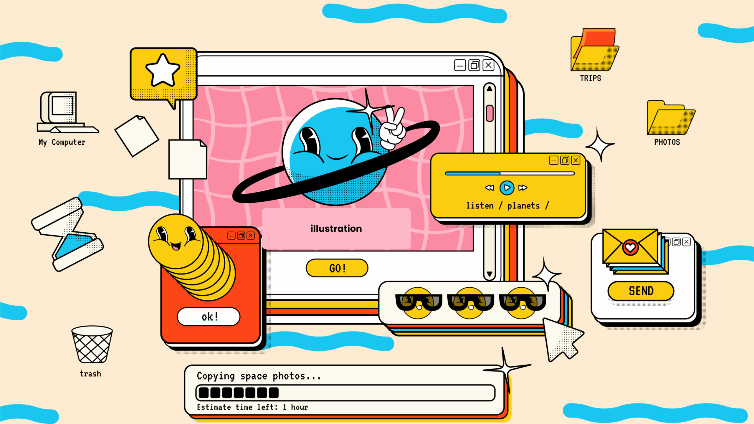 Тренди ілюстрації 2025: що буде на піку популярності цього року - Genius.Space